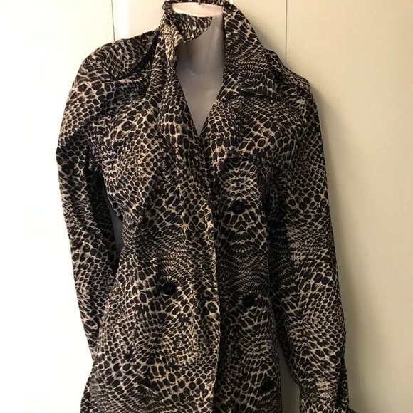 Kenneth Cole | Jackets & Coats | Nwt Kenneth Cole Snakeskin Snake Print ...